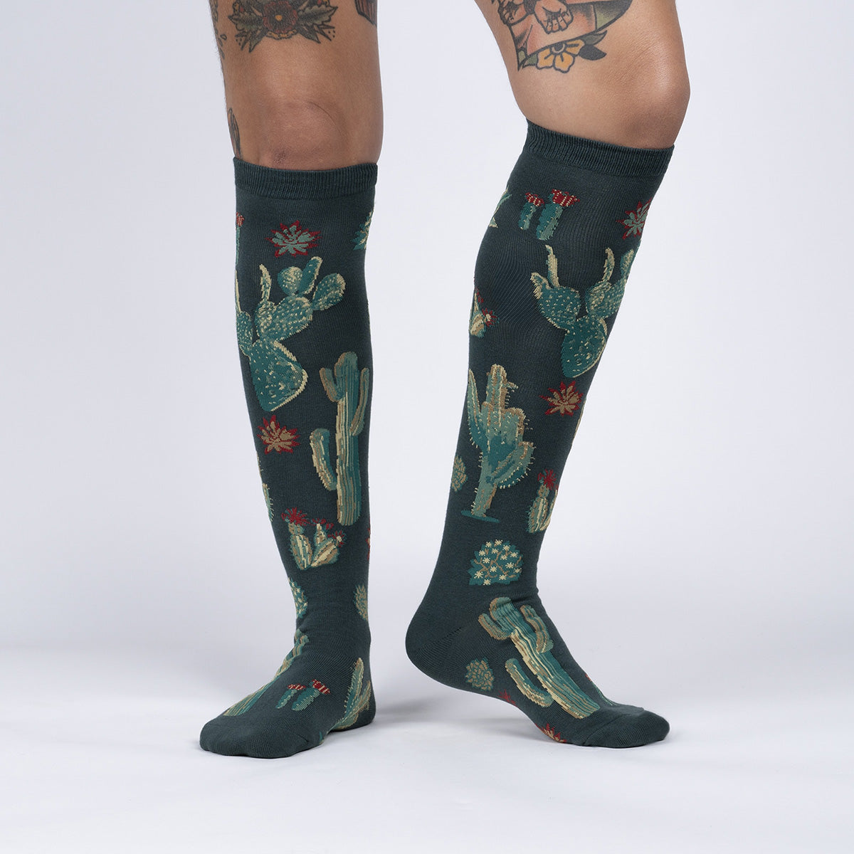 Cactus Jungle | Knee High Socks | Plant Socks – Sock It to Me