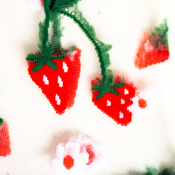 Berry Cute | Floral Sheer Crew Socks | Women's – Sock It to Me