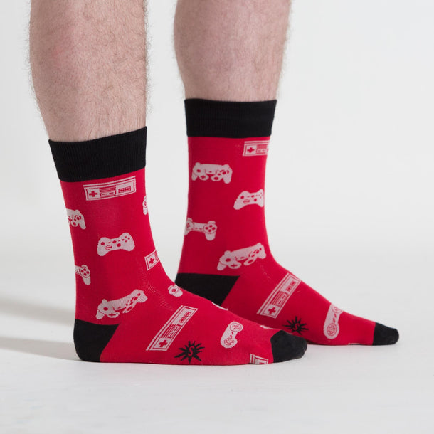 Multi Player | Men's Crew Socks | Gamer Socks for Men – Sock It to Me