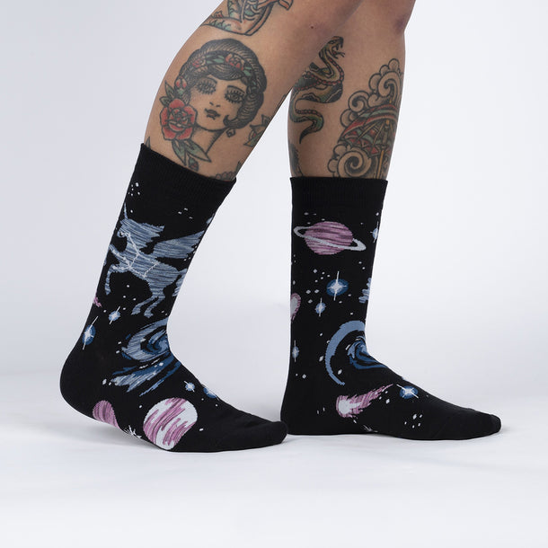 Ancient Pegasus | Women's Crew Socks | Mythical Constellation Socks ...